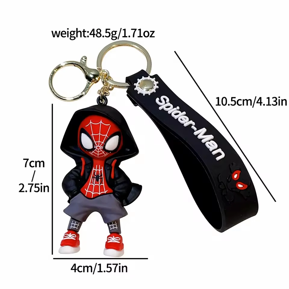 Marvel Spider Man With Black Hood - Keychain Medal in Egypt | Best ...