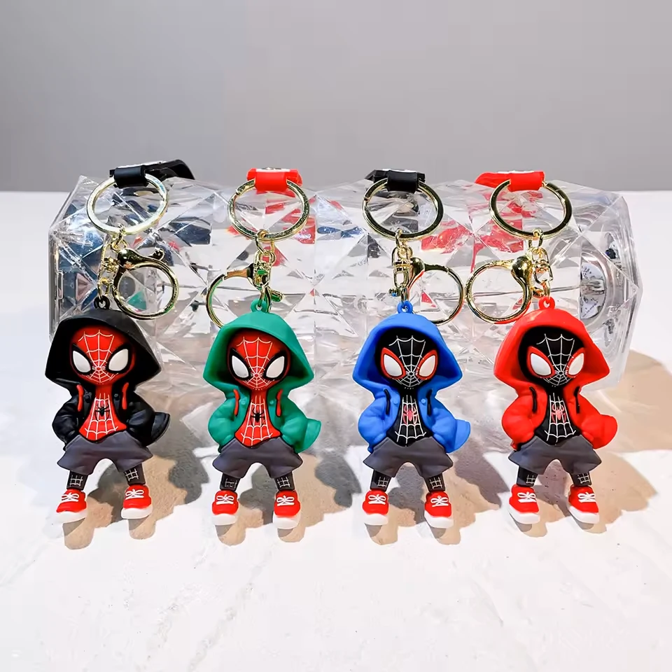 Marvel Spider Man With Black Hood - Keychain Medal in Egypt | Best ...