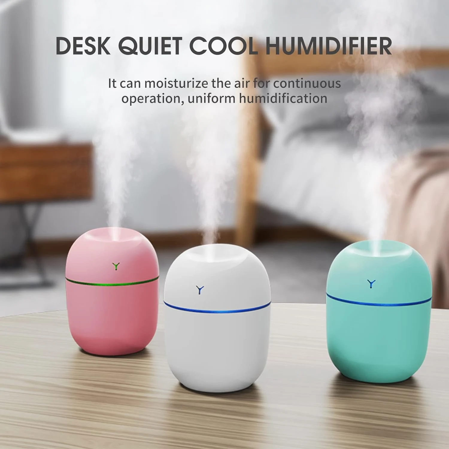 Humidifier and Diffuser Rgb 220ml - Mint Green in Egypt | Best Price ...