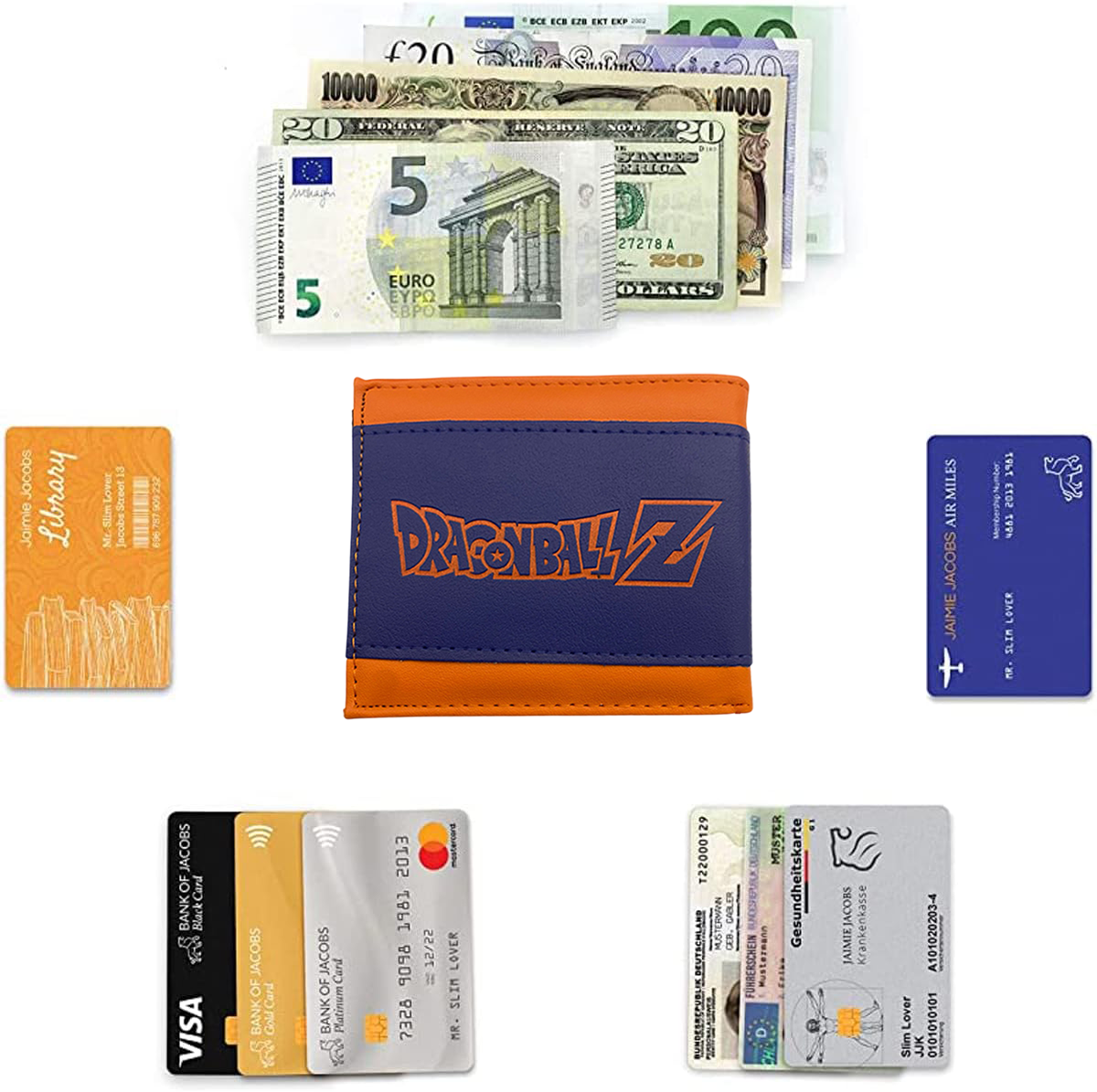 Dragon Ball Z – Goku Emblem Bifold Wallet in Egypt | Best Price & Fast ...