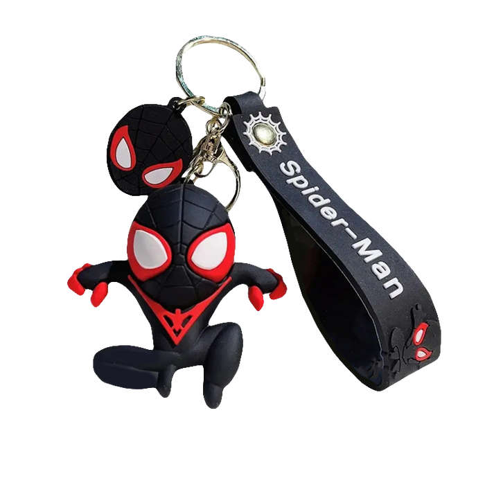 Buy Marvel Spider-Man Black Suit Action Pose - Keychain Medal with best ...