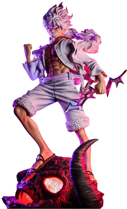 One Piece – Luffy Gear 5 – Sun God Awakened Light-Up - Figure in Egypt ...