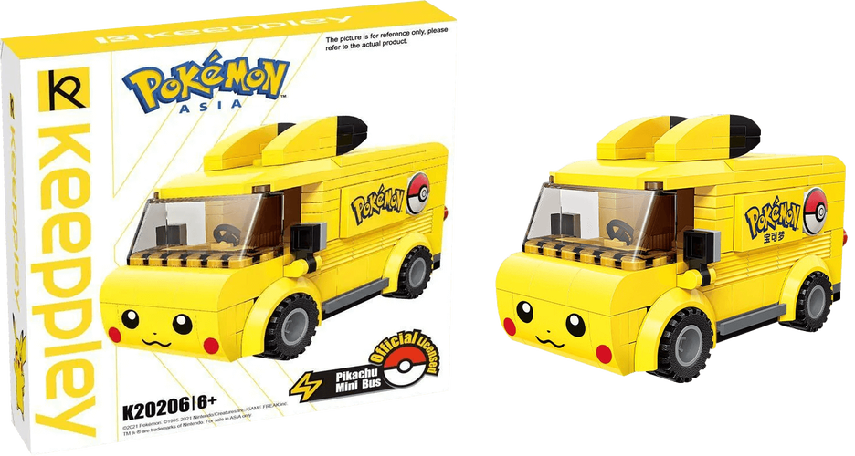 Keeppley Pokemon Pikachu Mini Bus Building Toy - Games 2 Egypt