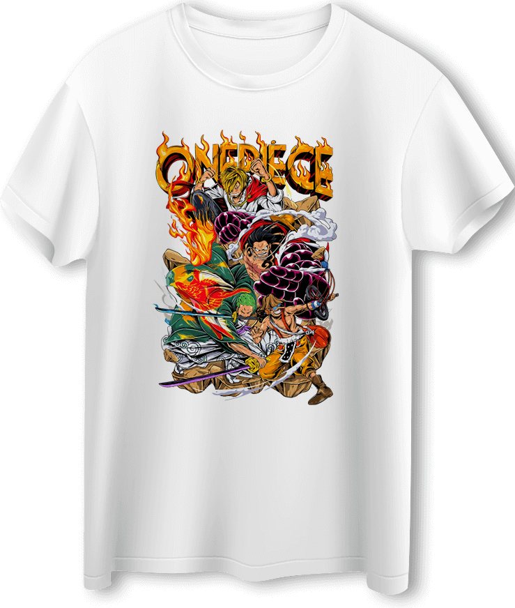 One Piece Anime LOOM Oversized T-Shirt - Off White - Games 2 Egypt